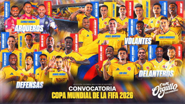 Convocatoria de la Selección Colombia Masculina de Mayores para la Copa ...